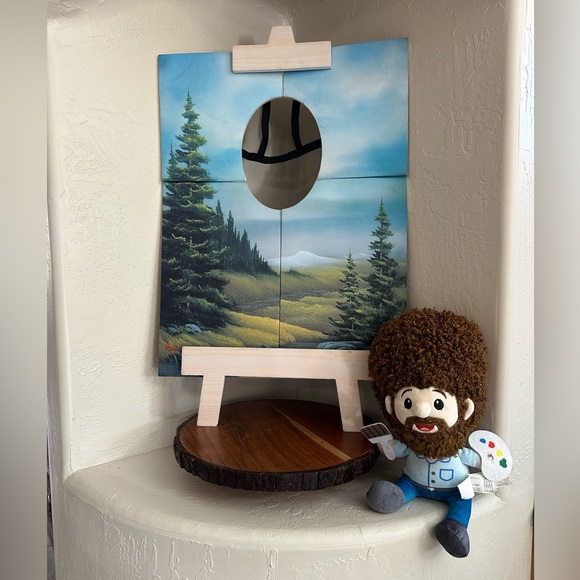 Bob Ross | Accessories | Spirit Halloween Bob Ross Paintingeasel ...
